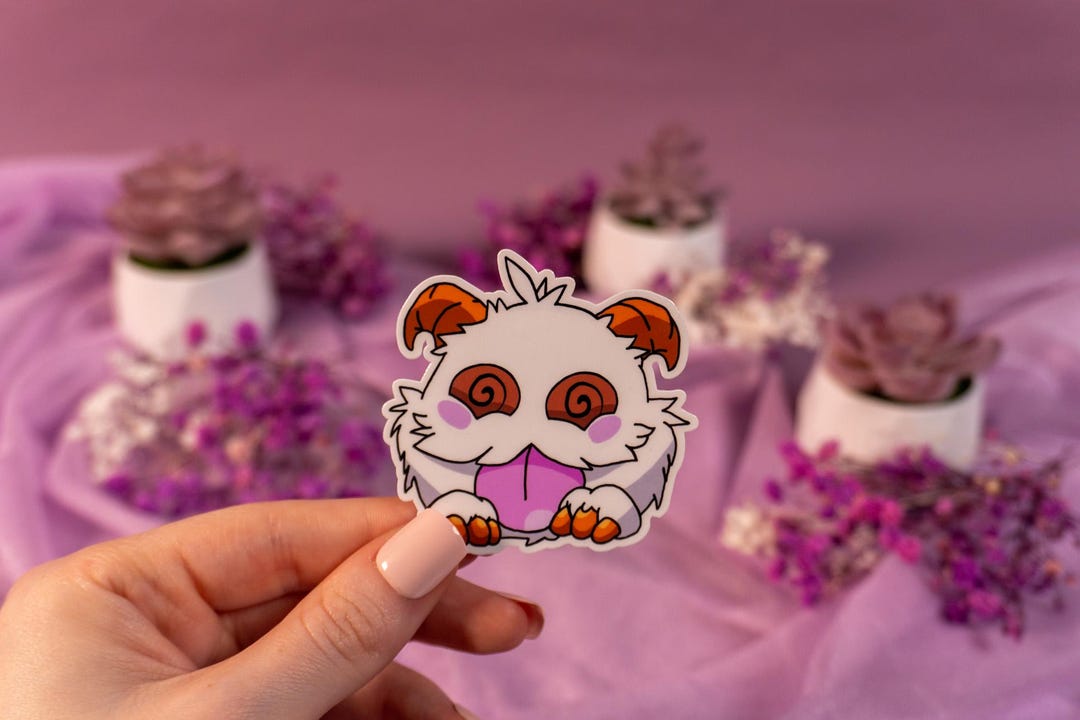 Poro Cookie Eyes Vinyl Sticker - Etsy