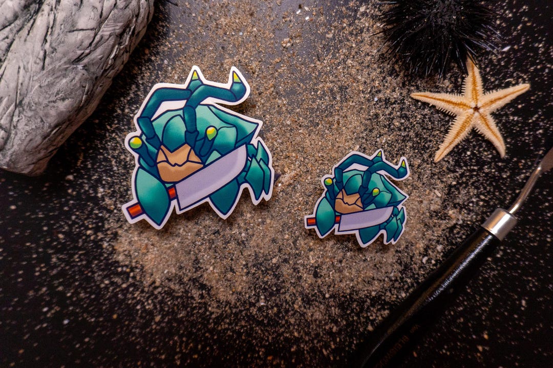 Scuttler Crab Vinyl Sticker: League of Legends Fan Art - Etsy