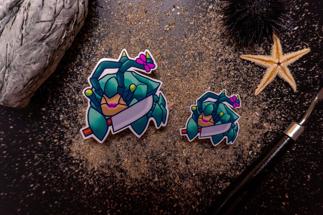 Scuttler Crab Sticker | League of Legends Fan Art | Cute Gaming Vinyl ...