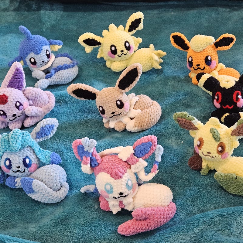 Eeveelution Plushs - Etsy