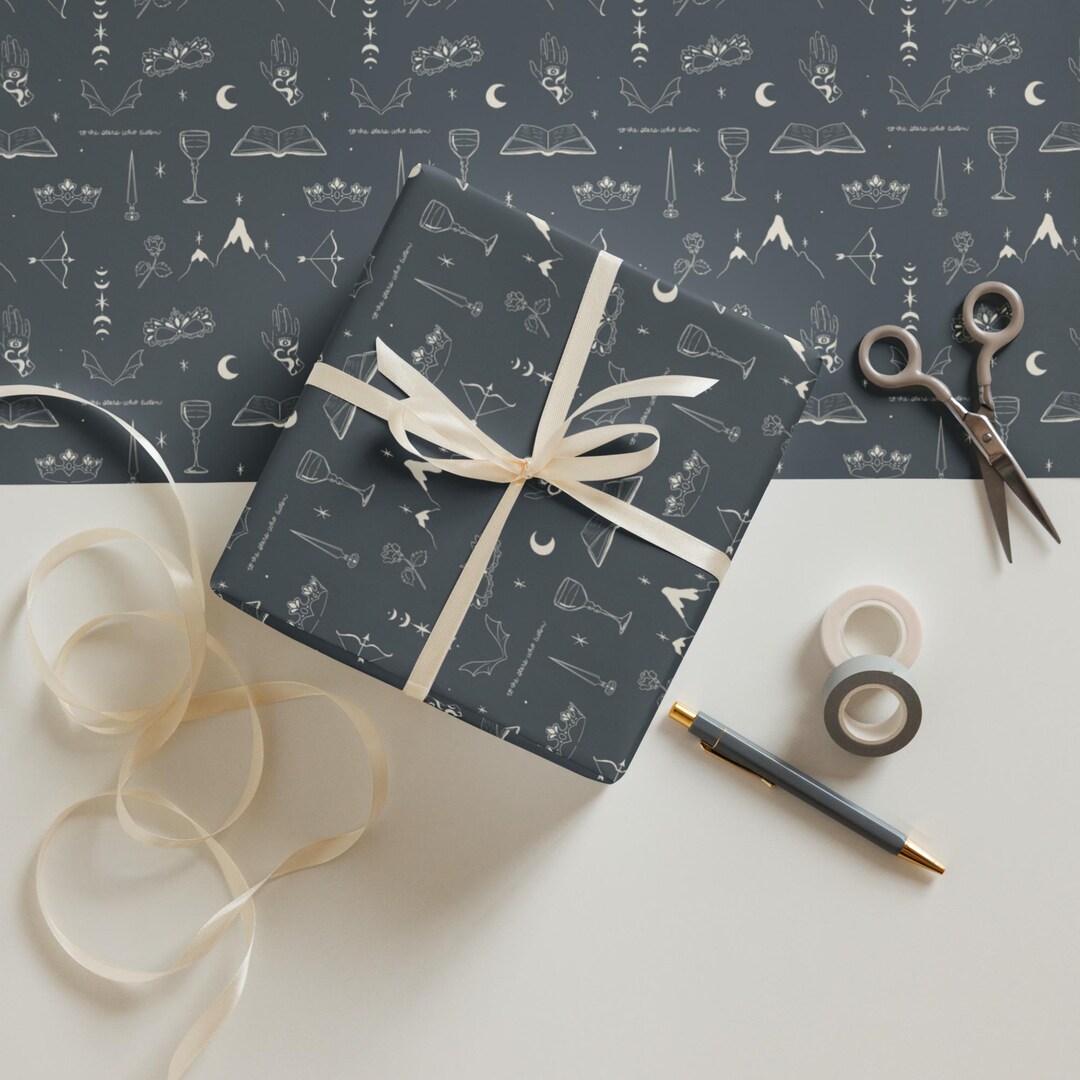 Fantasy World Wrapping Paper Sheets | Bookish Gift Wrap (set of 3) - Etsy