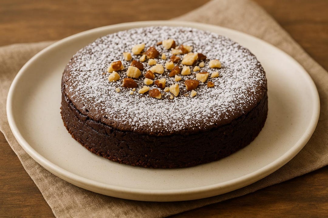 AUTHENTIC ITALIAN DESSERT Recipe Torta Caprese Traditional Flourless ...