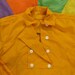 Woman's Monkees Style Large 8 Button Bib Front Shirt - Red, Blue or ...