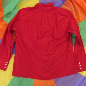 Monkees 15" Neck Red 8 Button Bib Front Men's Shirt - Red, Blue, Black ...