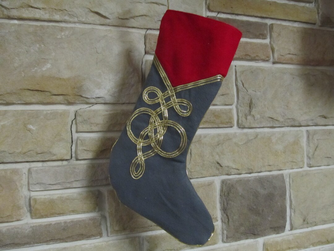 Civil War Christmas Stocking Confederate Artillery Major / Colonel ...