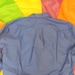Woman's Monkees Style Large 8 Button Bib Front Shirt - Red, Blue or ...