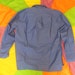 Woman's Monkees Style Large 8 Button Bib Front Shirt - Red, Blue or ...