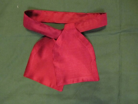 Windsor Style Cravat Burgundy Silk Necktie for Civil War - Etsy