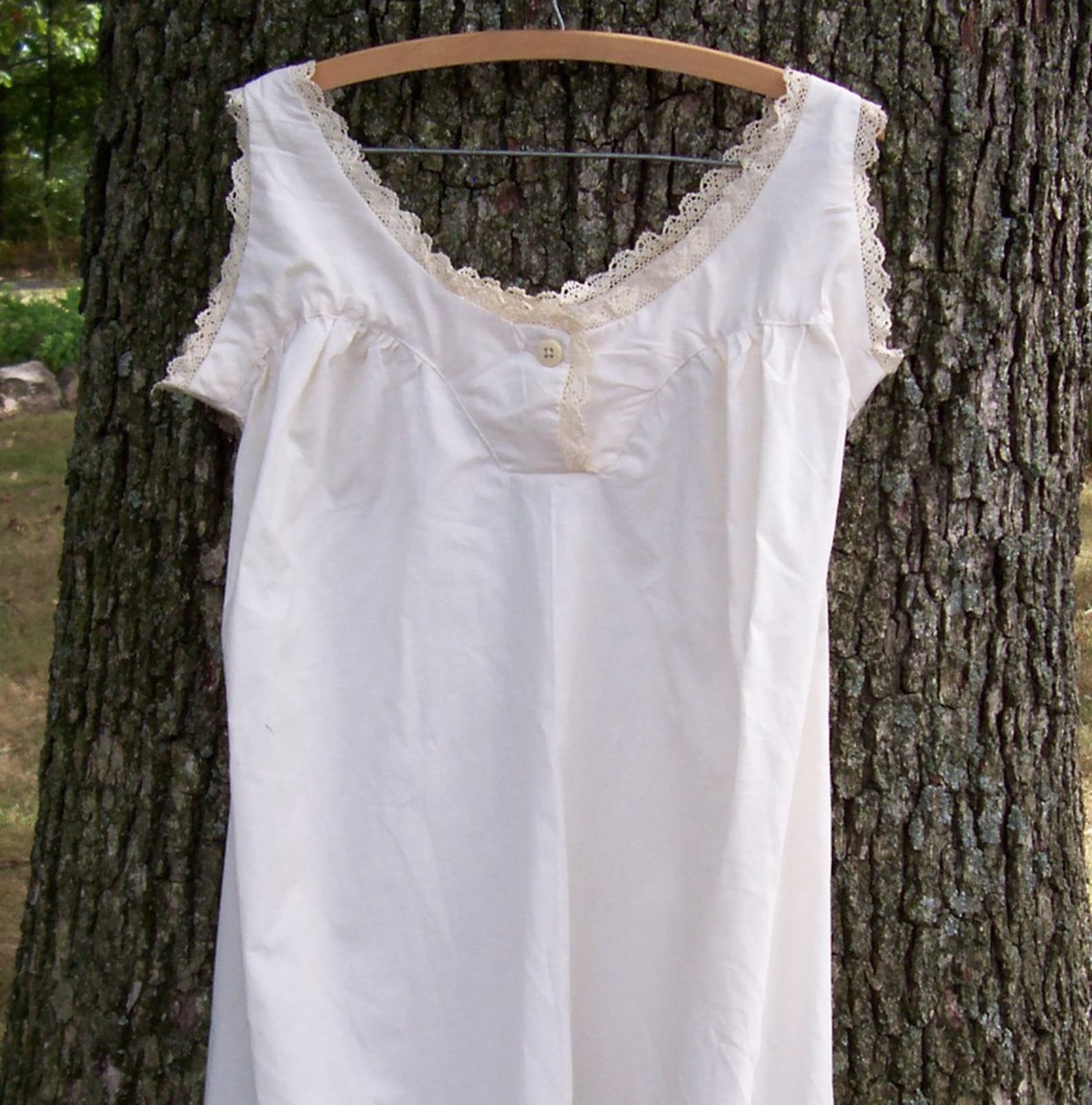 Chemise W/ Lace Trim - Civil War / Victorian Reenacting, Prairie Full ...