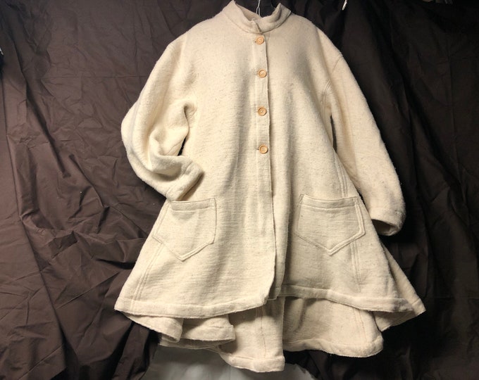 Paletot - up to a 33" Bust / Size Small - Two Pockets - Cotton - Civil ...