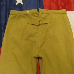 42" Waist - Wool Trouser - Butternut - Confederate - Pewter Buttons ...