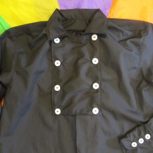 Monkees 15" Neck Red 8 Button Bib Front Men's Shirt - Red, Blue, Black ...
