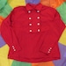 Monkees 15" Neck Red 8 Button Bib Front Men's Shirt - Red, Blue, Black ...