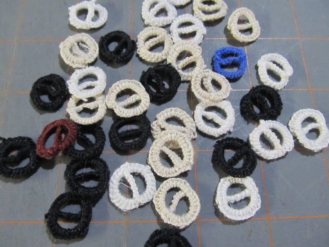 Linen Thread Button - 5/8 Inch - 18th Century Haberdashery - Black ...