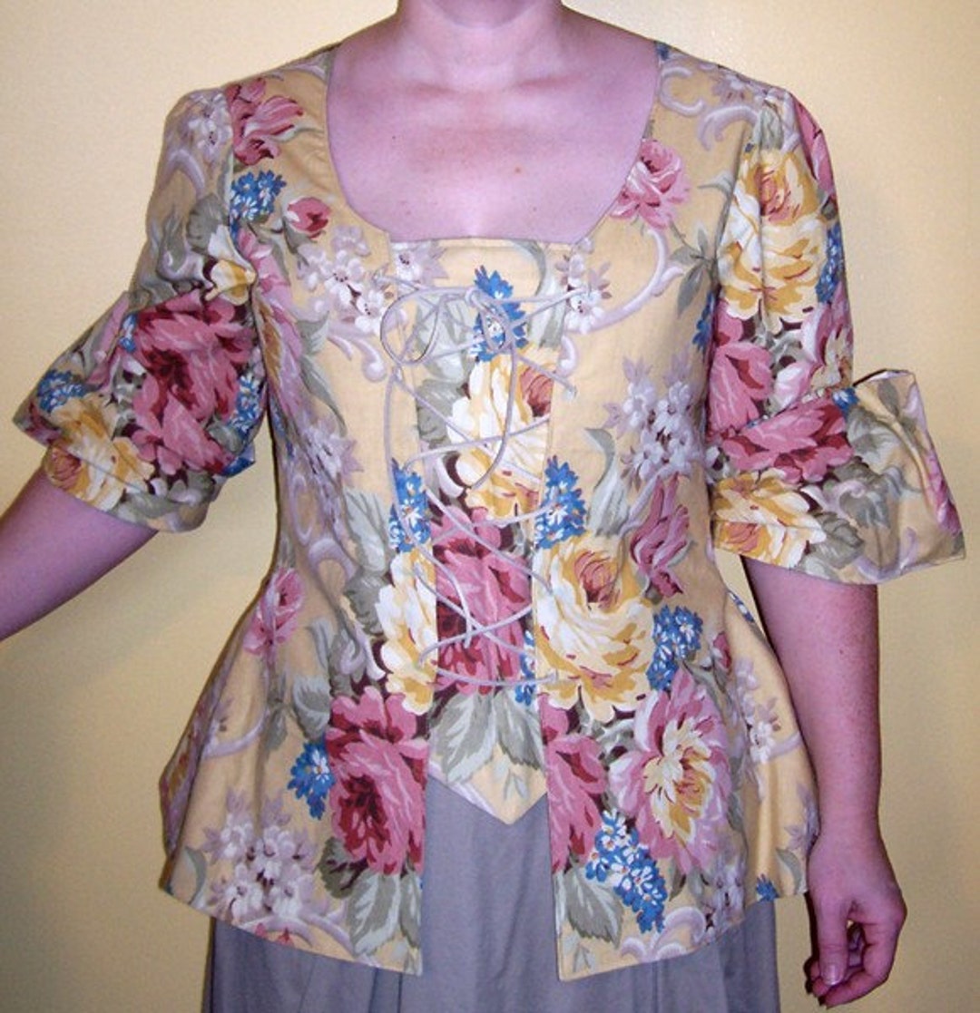 Women's Revolutionary War Jacket Colonial Size Large - Etsy