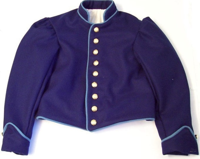 Civil War Mens Union Infantry Wool Shell Jacket Size 36 Handmade - Etsy