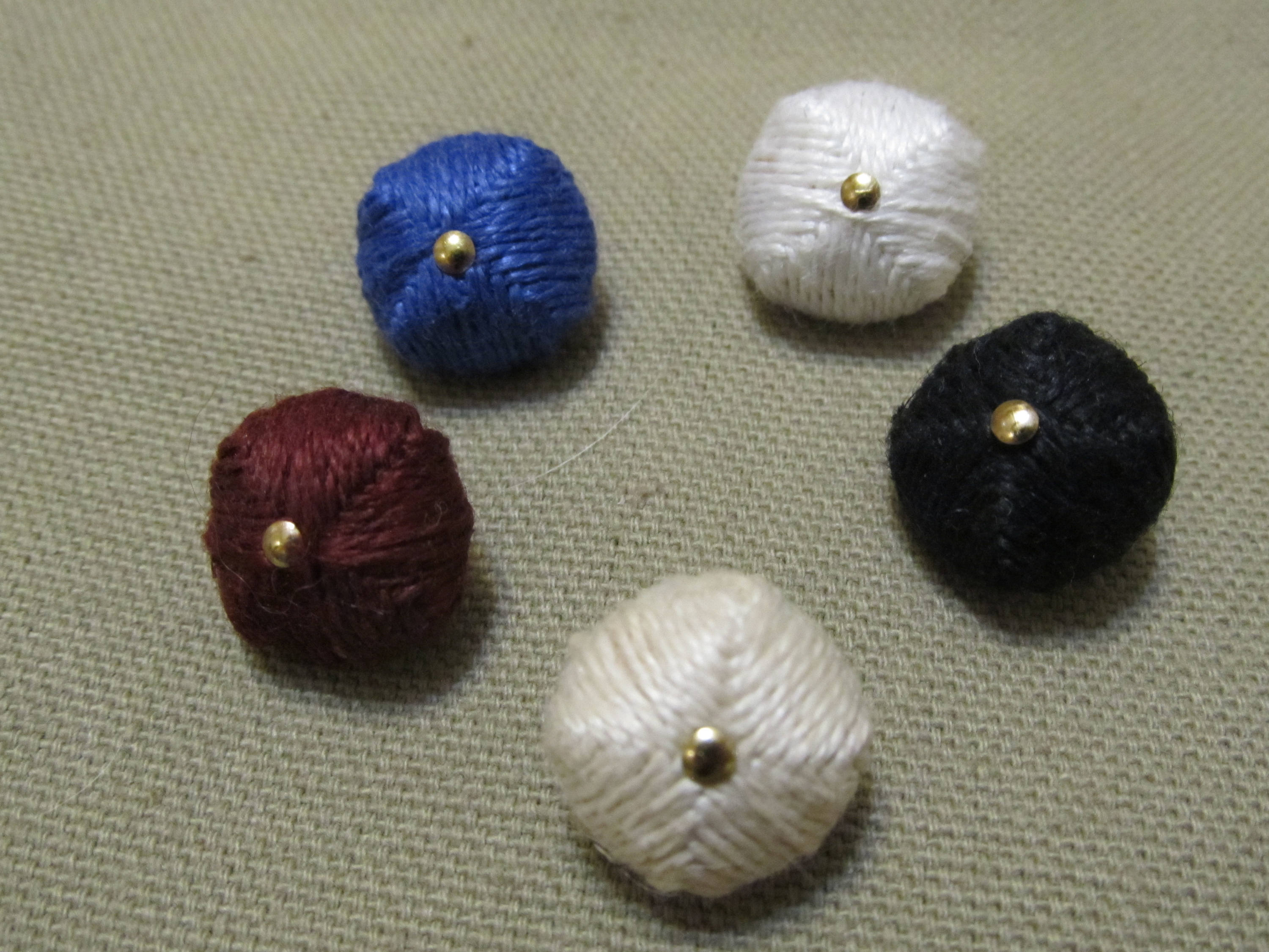 Death Head Buttons 5/8 Inch Formed on a Wooden Button | Etsy