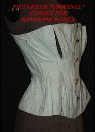 Nursing Corset Civil War Era - Mid-bust - Made to Order - Etsy