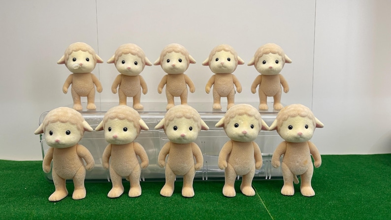 Calico Critters & Sylvanian Families Figure,vintage Sheep Family,minor ...