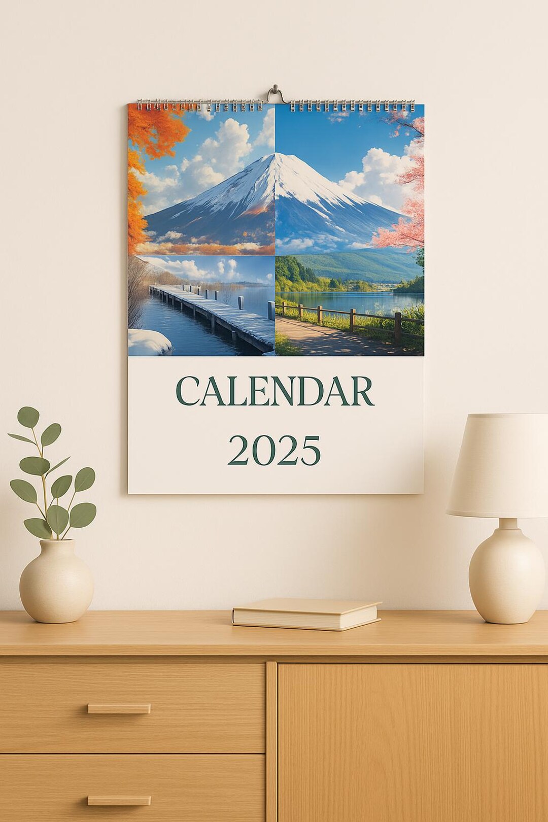 2025 Japanese Wall Calendar Aesthetic|anime Style|12 Months Art ...