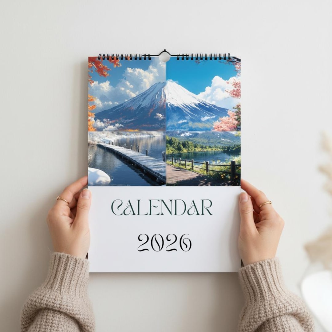 2026 Japanese Wall Calendar | Anime Style | 12 Months | Japanese ...