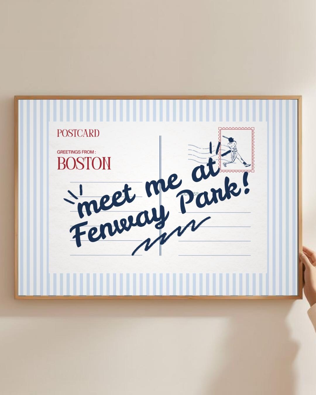 Fenway Park Poster | Boston Red Sox Poster Print | MLB Stadium Poster ...