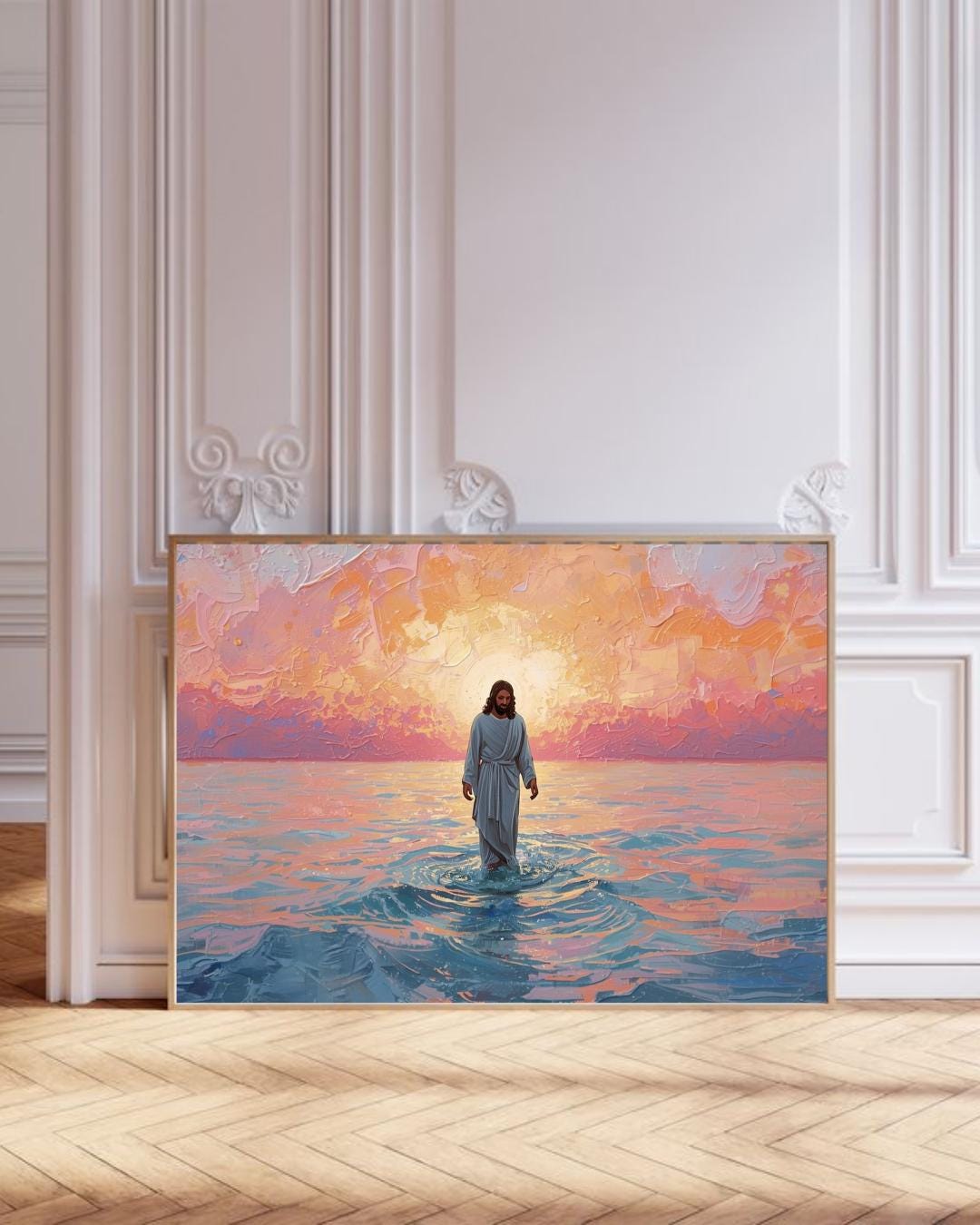 Jesus Walking on Water Wall Art | Christian Wall Art | Religious ...