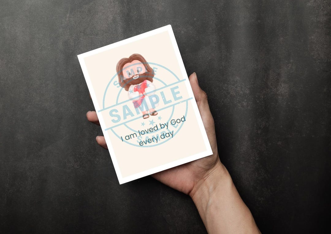 Printable Christian Affirmation Flashcards for Kids | Jesus Loves Me ...