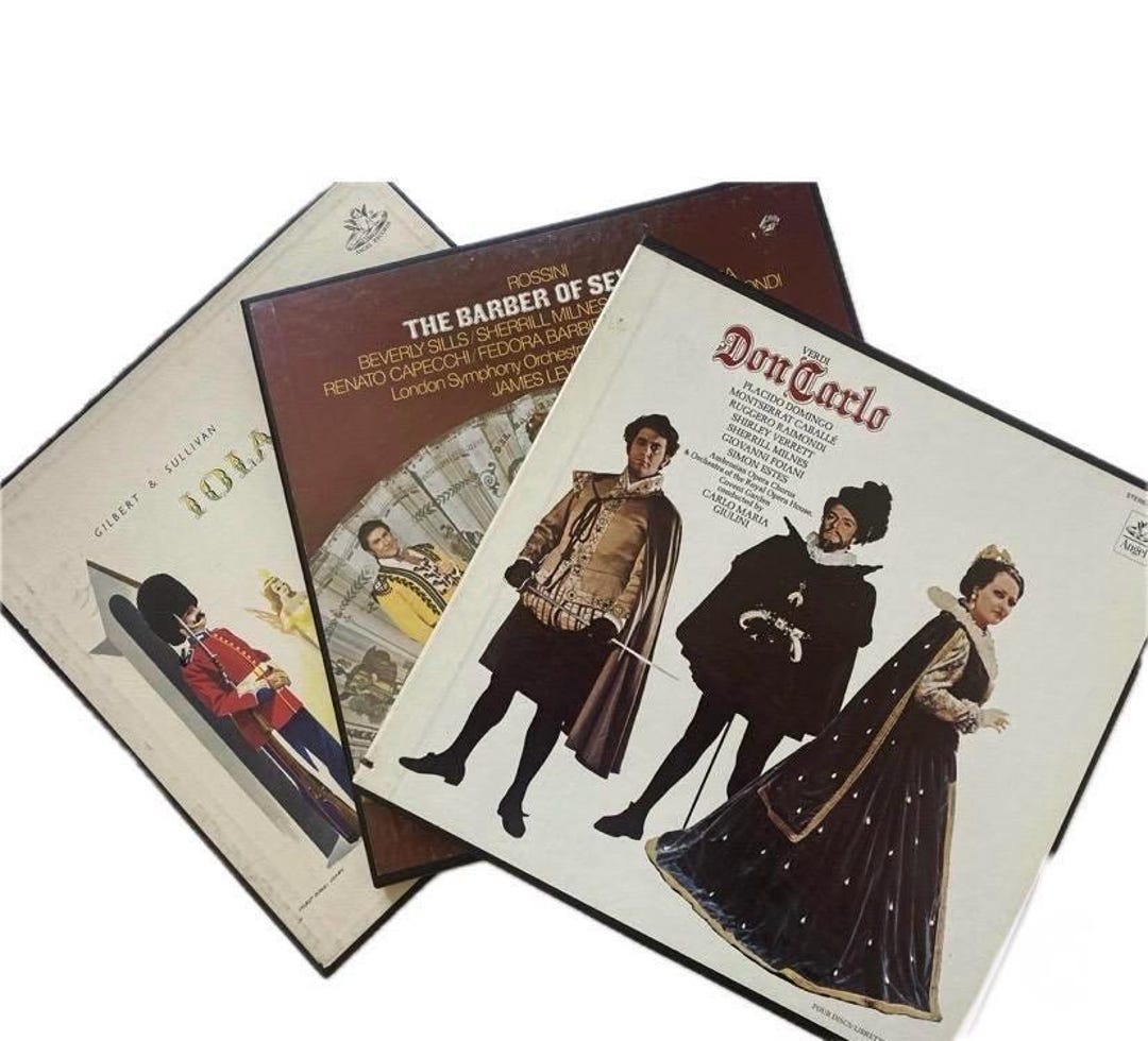 Three Opera Boxed Set Vinyl Options/iolanthe, Gilbert and Sullivan ...