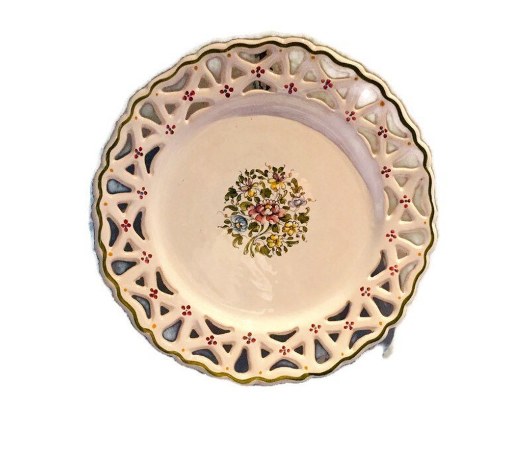 Signed Hand Painted French Plate From Marseille/ Atelier Du Riou ...