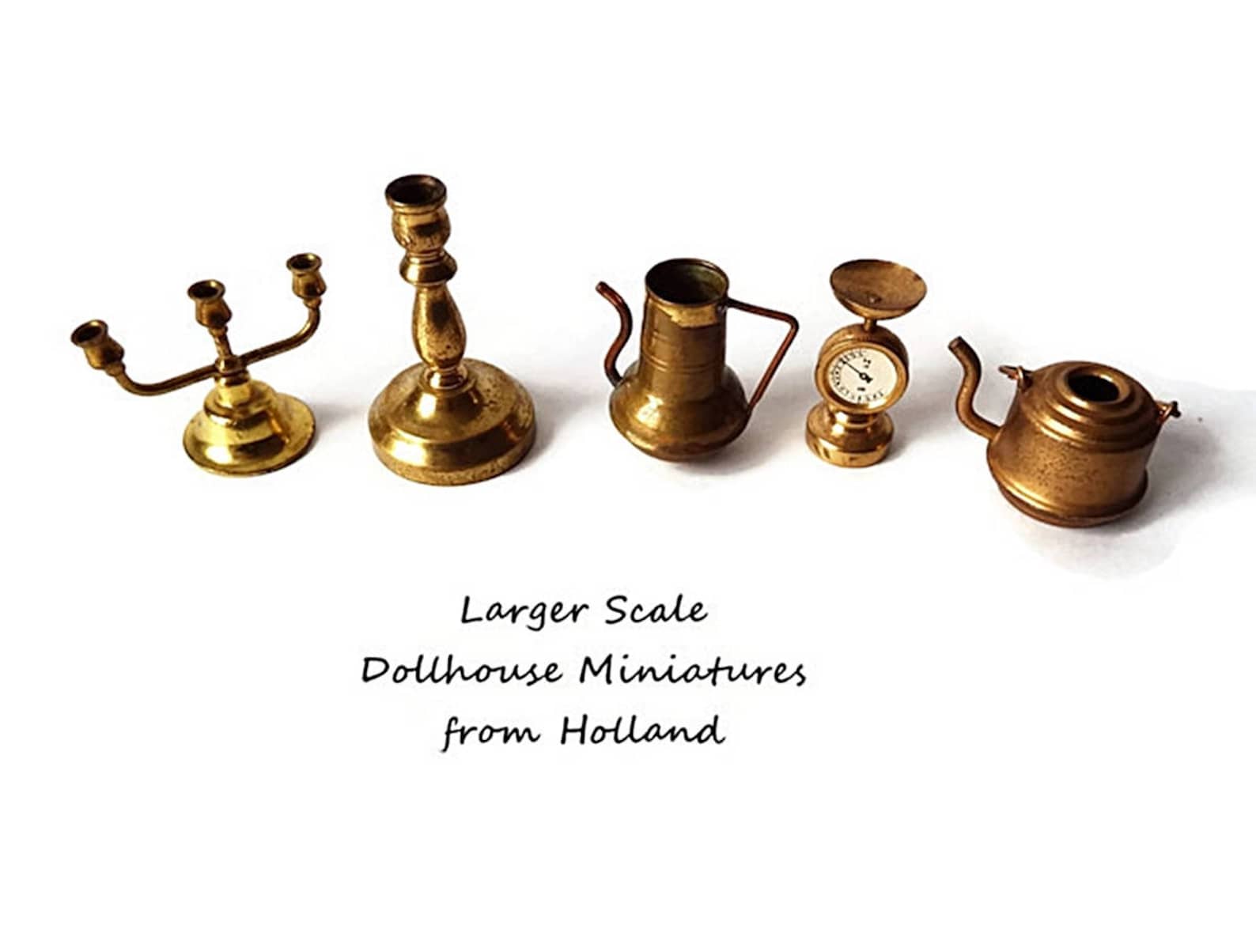 Collection of Larger Brass Miniatures From Holland /dutch Made - Etsy
