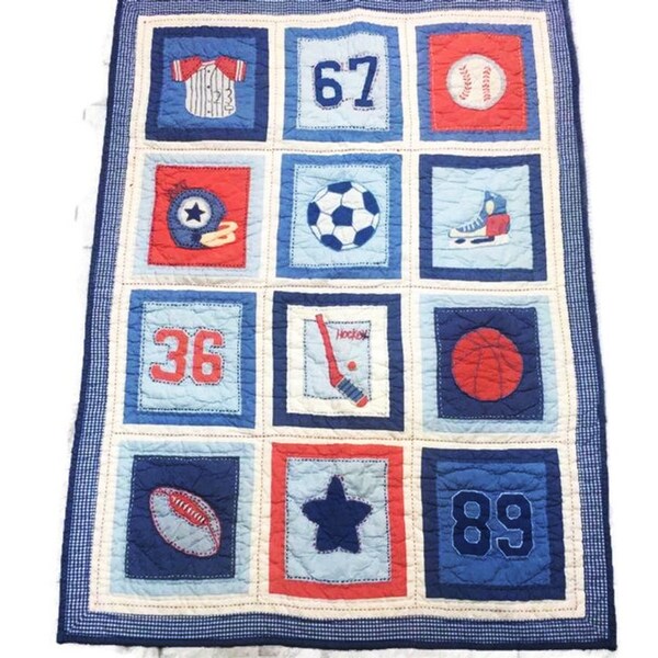 Sports Quilt Pattern - Etsy