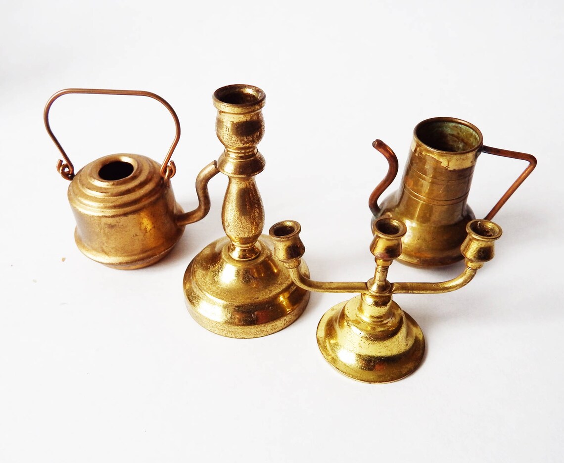 Collection of Larger Brass Miniatures From Holland /dutch Made - Etsy