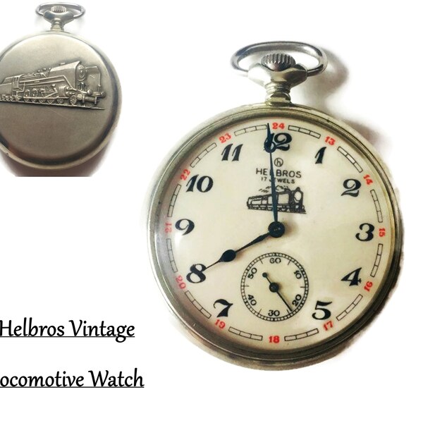 Train Pocket Watch - Etsy