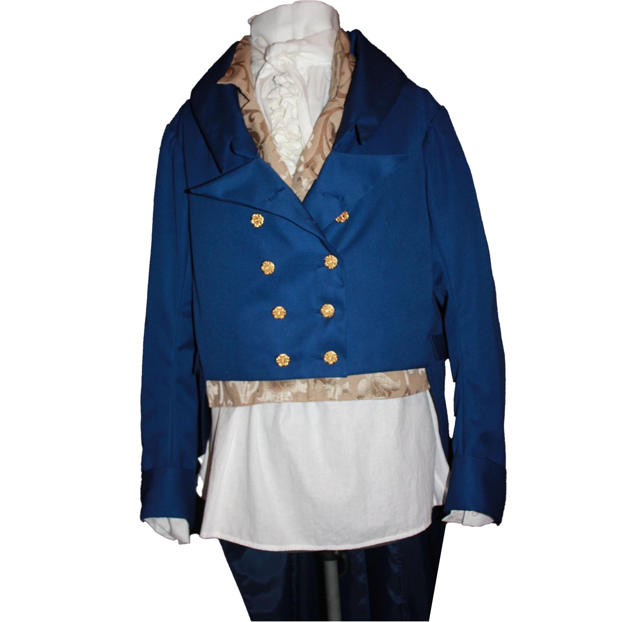 Regency Tailcoat Sewing Guided by Pictures : Step-by-step Fabric ...