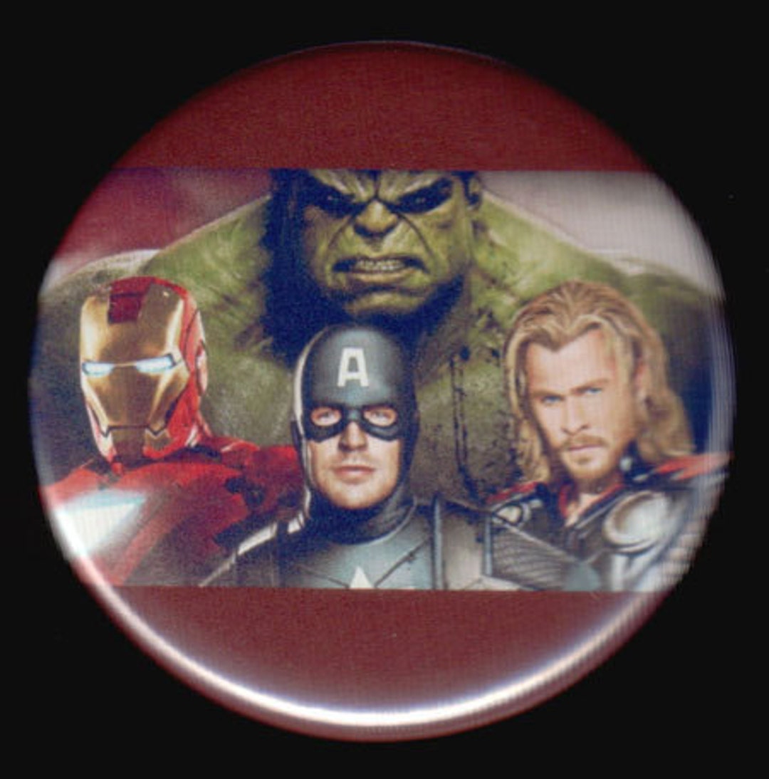 Four Core Movie Avengers Button - Etsy