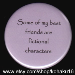 Fictional Best Friends Button - Etsy