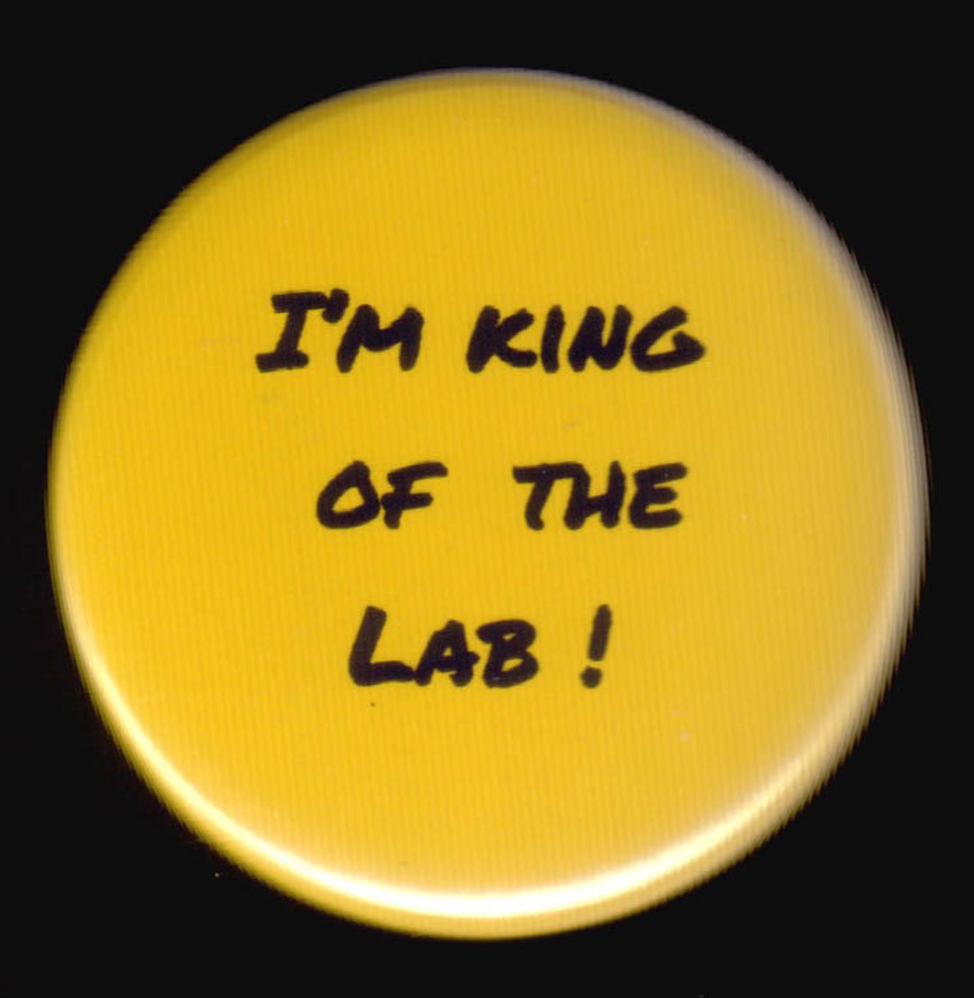 King of the Lab Button - Etsy
