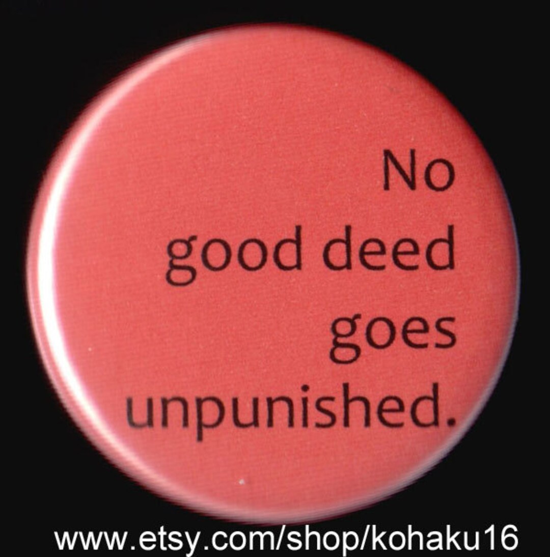 Good Deed Button - Etsy
