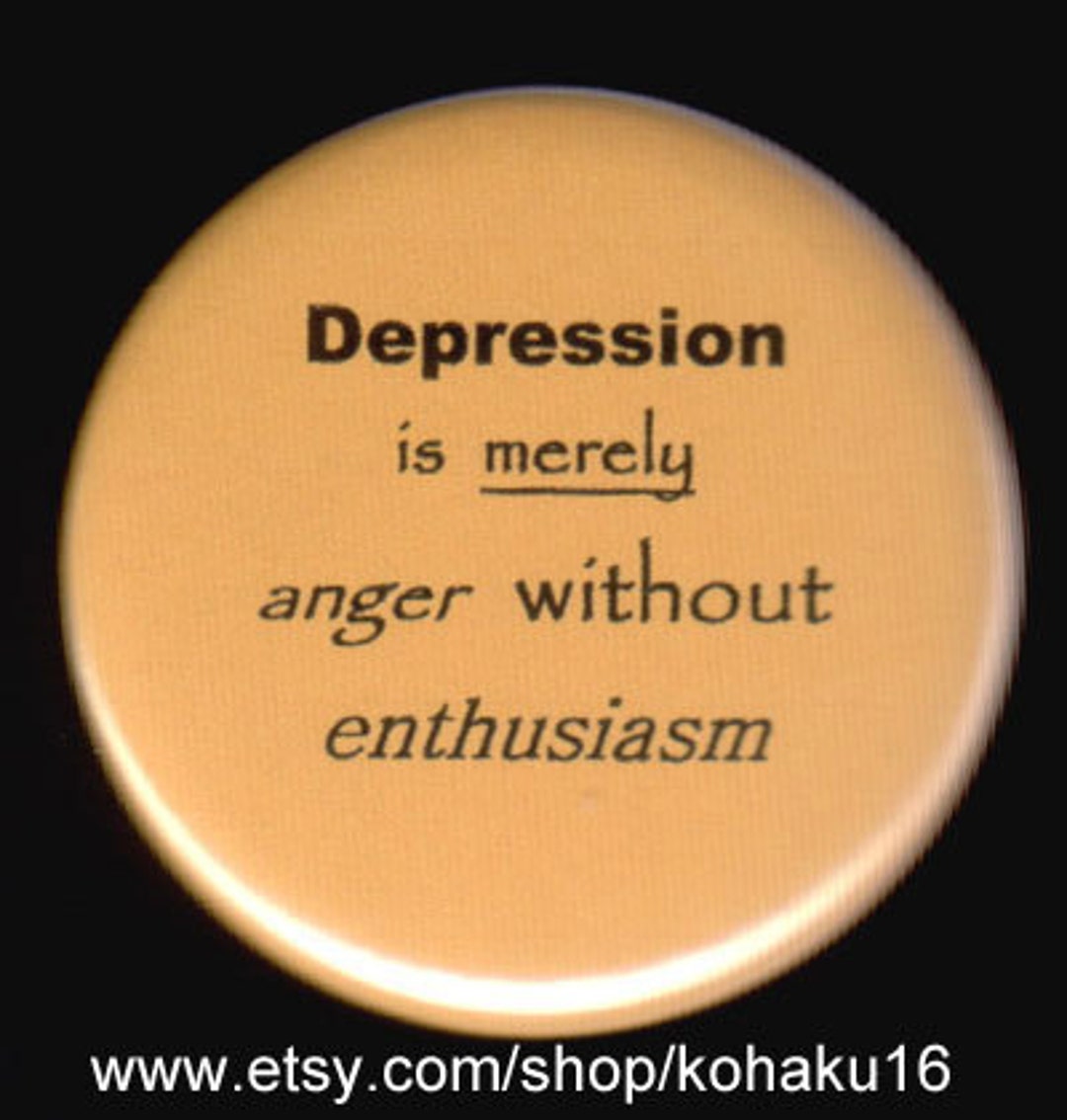 Sad Truth About Depression Button - Etsy