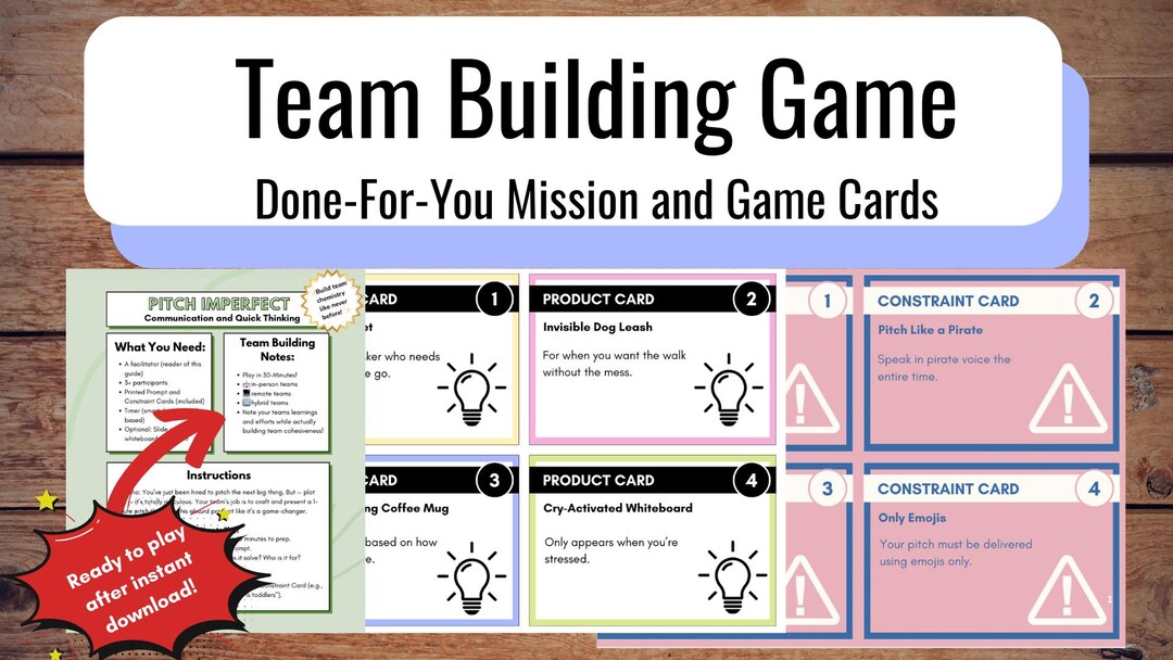 Team Building Game - A Fun and Unique Way to Build Camaraderie With ...