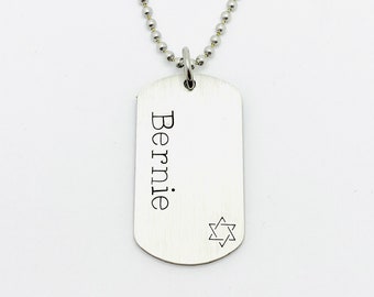 Jewish Star Dog Tag - Etsy