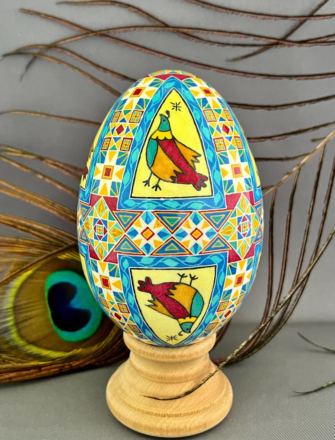 Pysanky, Ukrainian Egg, Easter Egg, Batik Egg, Wax Resist Art, Goose Eggshell - Etsy