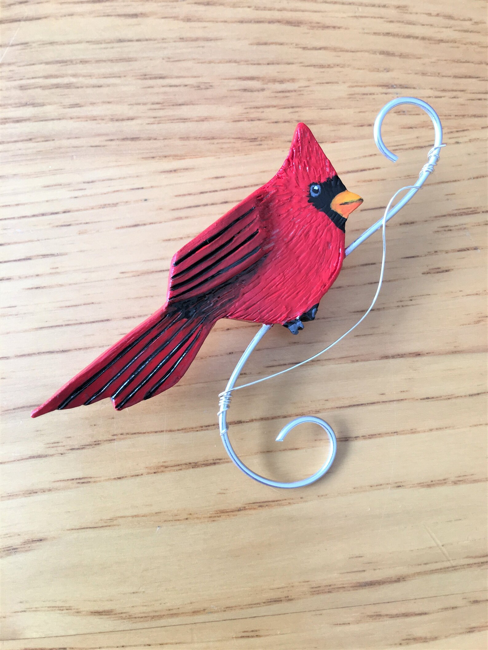 Cardinal Pin - Etsy