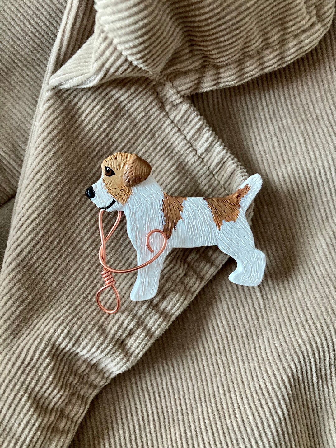 Jack Russell Terrier Dog Pin - Etsy