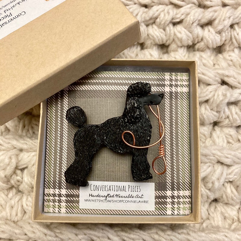 Poodle Brooch - Etsy