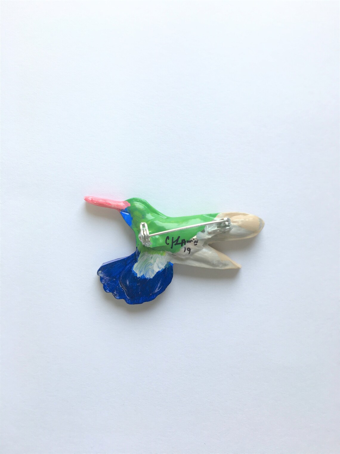 Hummingbird Pin - Etsy