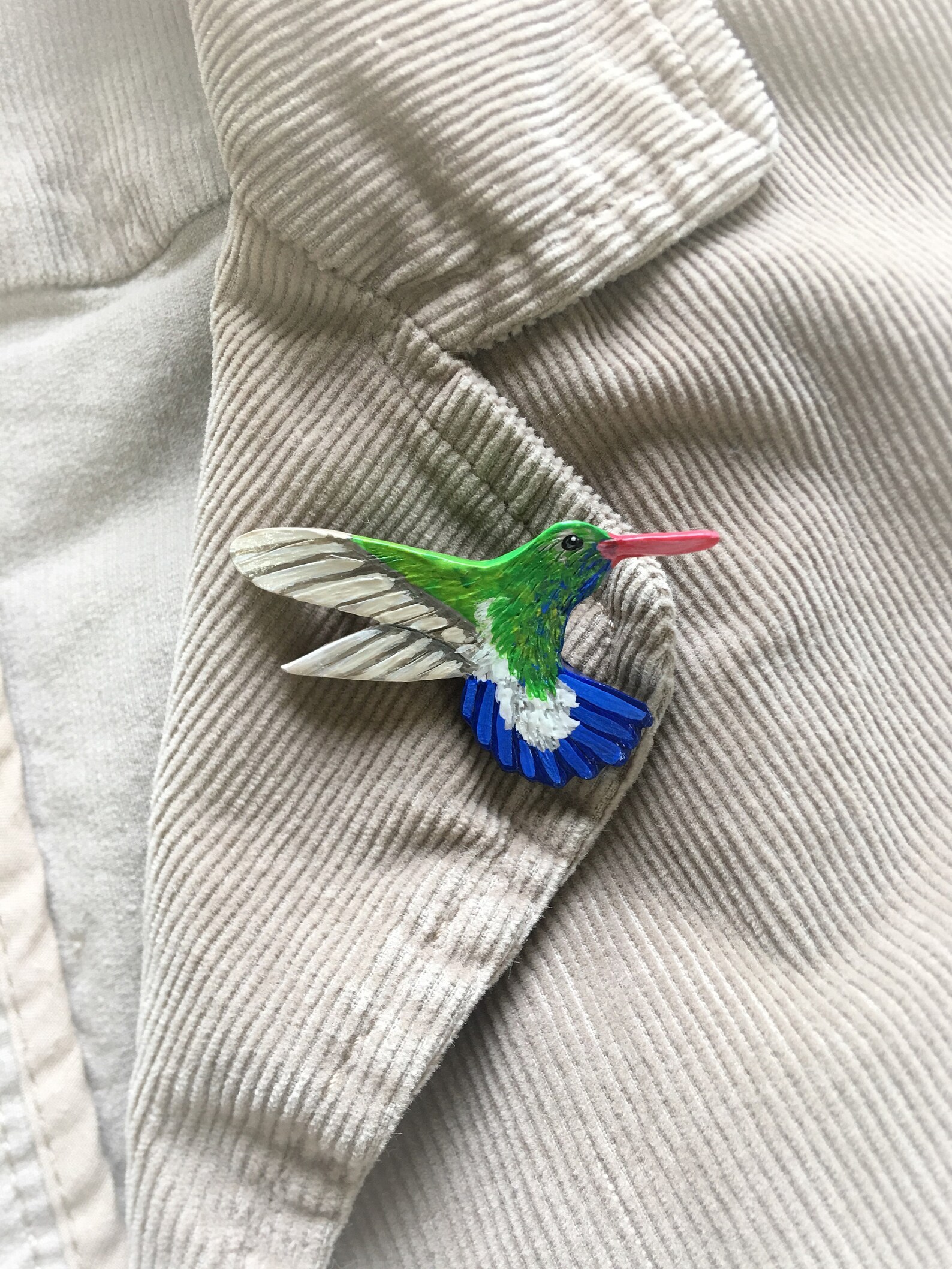 Hummingbird Pin - Etsy
