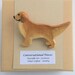Golden Retriever Handcrafted Pin - Etsy