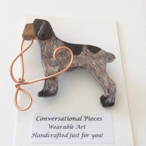 German Wirehaired Pointer Dog Pin - Etsy